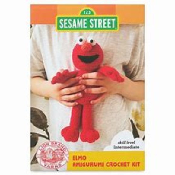 Lion Brand | Art | Lion Brand Elmo Sesame Street Amigurumi Crochet Kit | Poshmark